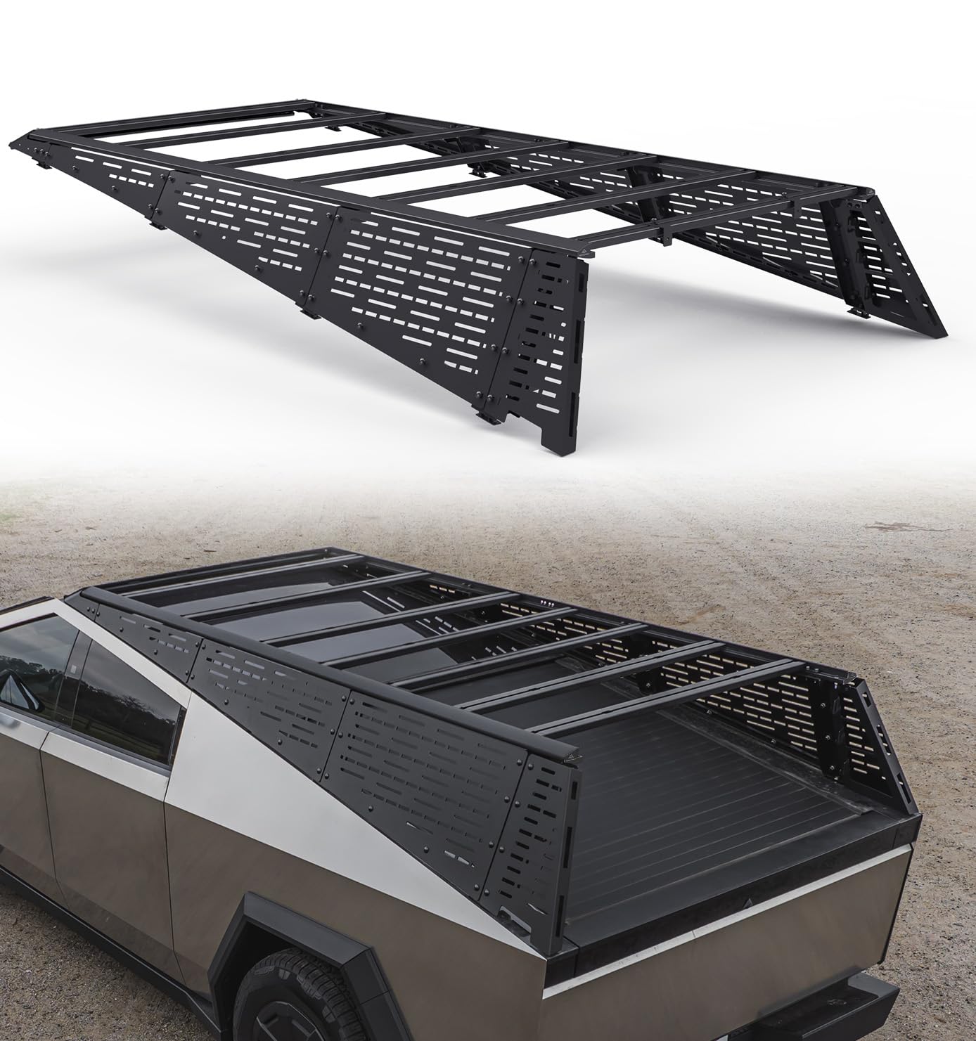 TERRATRECK Long Version Cargo Racks Roof With Crossbar for Tesla Cyber ...